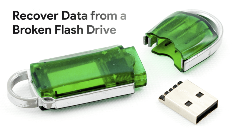 Is There a Way to Recover Data from a Broken Flash Drive?