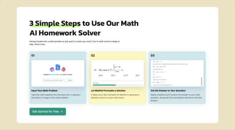 Mathful: Best Free AI Math Solver For Students