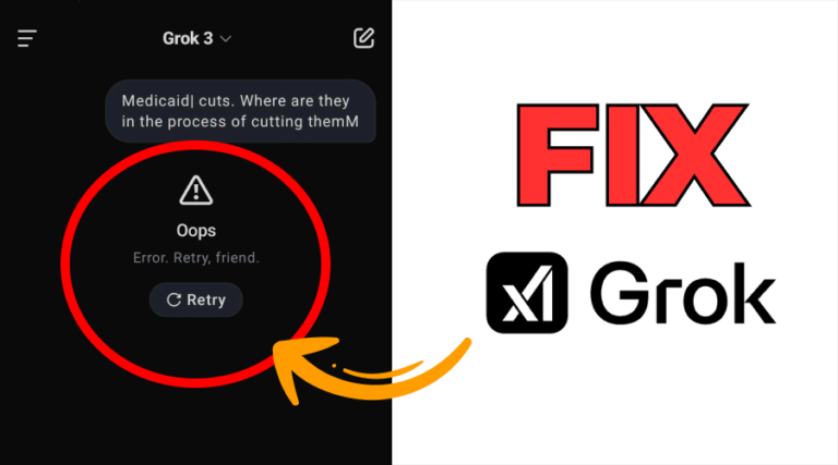 How to Fix Grok AI Oops Error Retry Friend